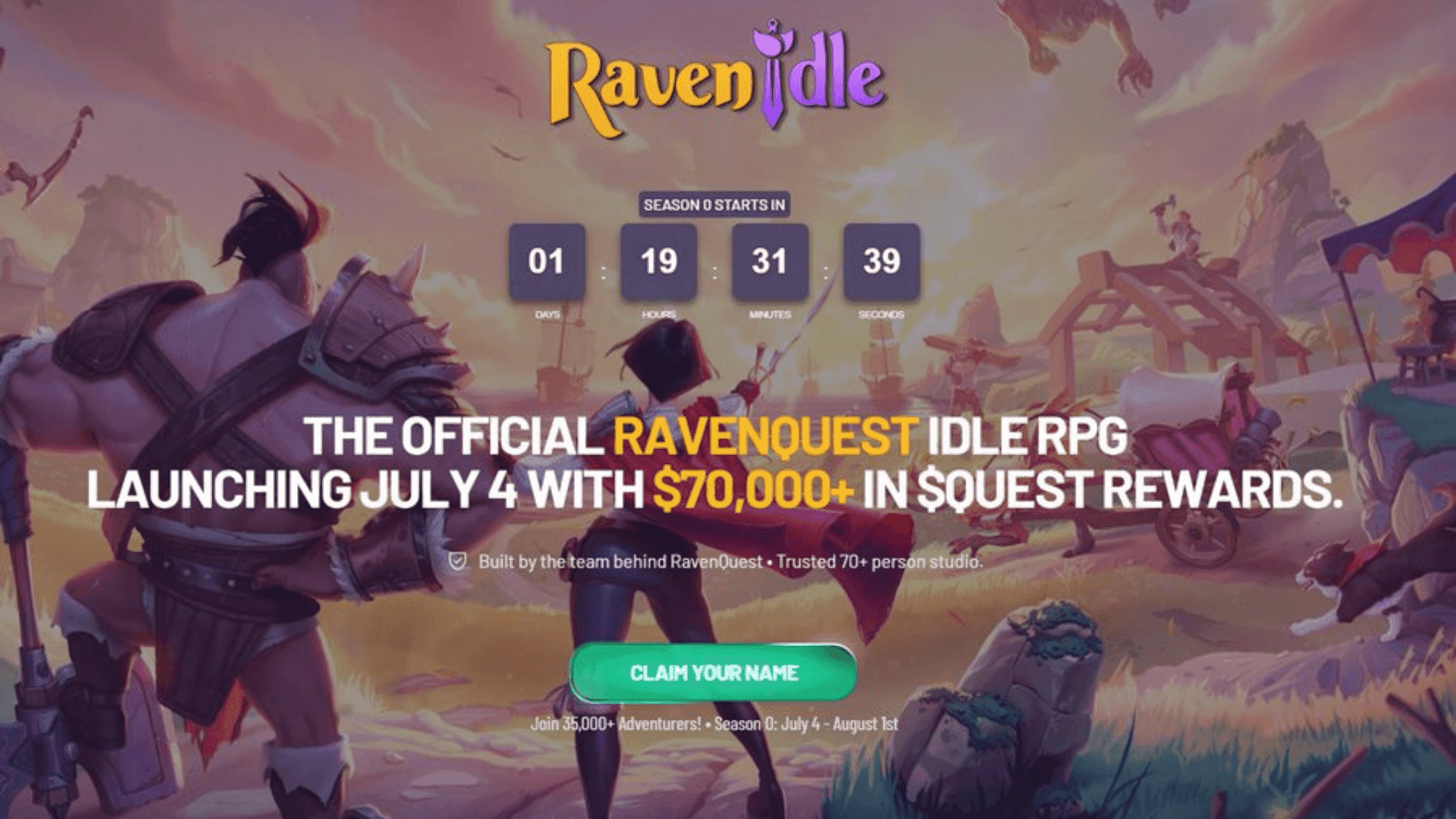 RavenIdle Backend Rebuild Underway | GAM3S.GG