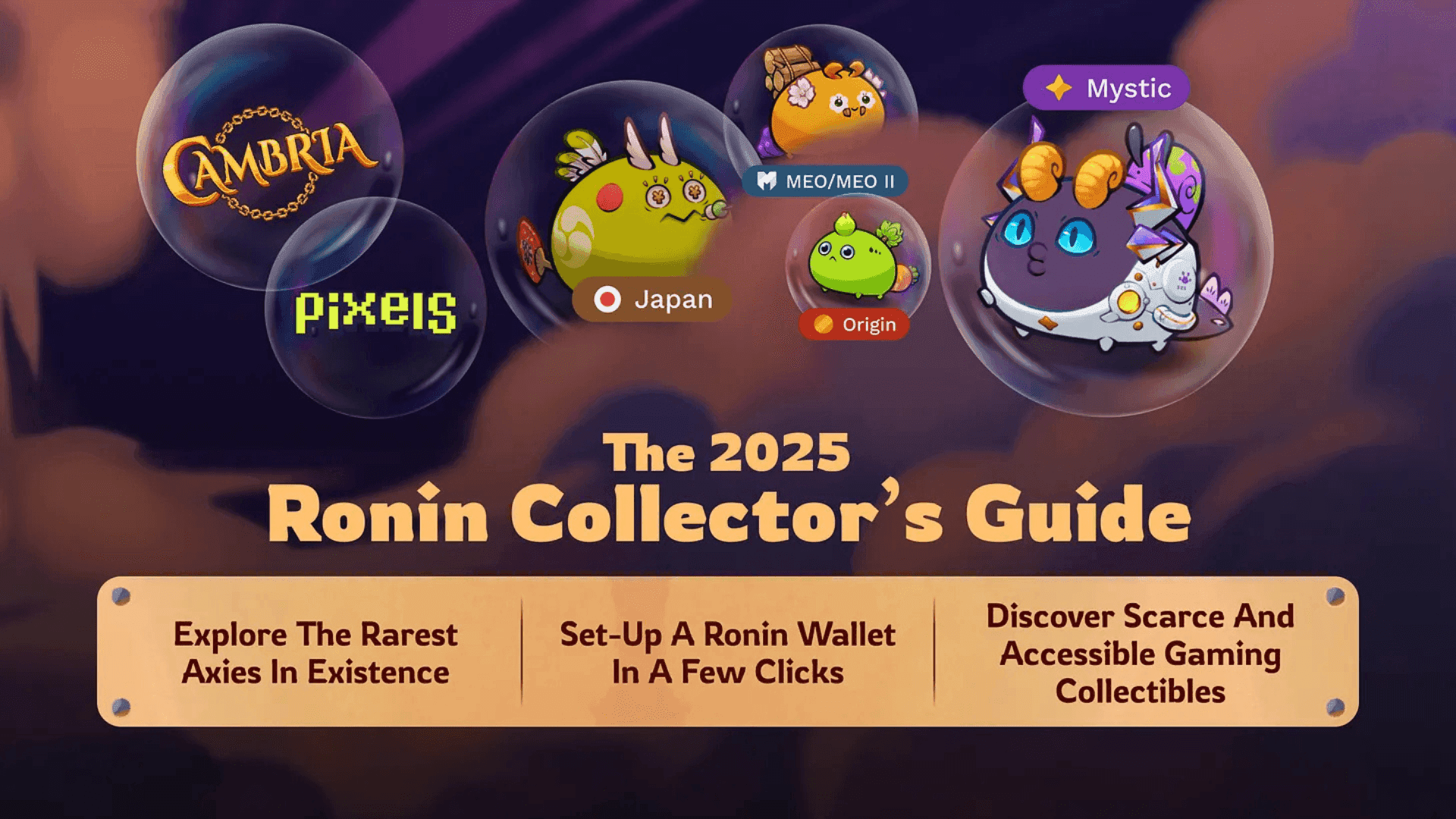 Guía del Coleccionista de NFT de Ronin | GAM3S.GG