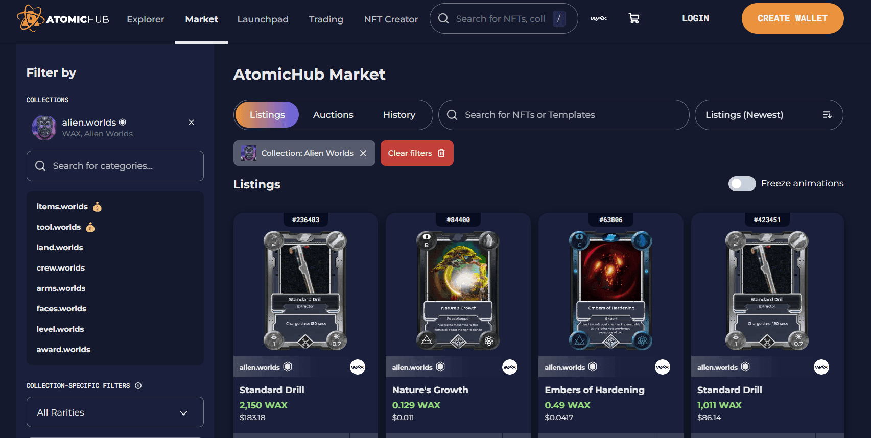 Alien Worlds Crypto Game | Play & Earn Alien Worlds | GAM3S.GG