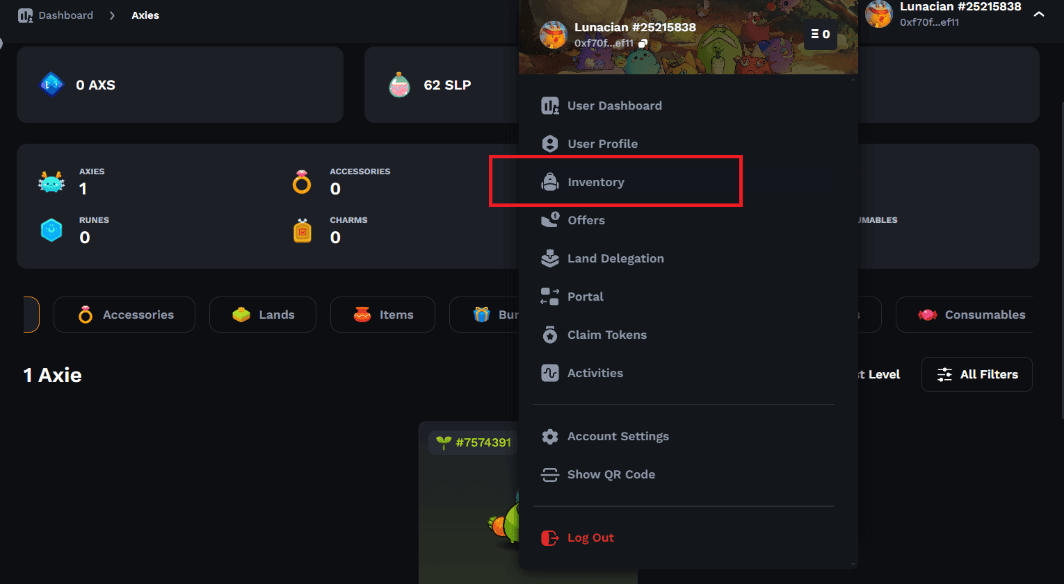 Axie Infinity Marketplace Guide : How to Purchase an Axie | GAM3S.GG