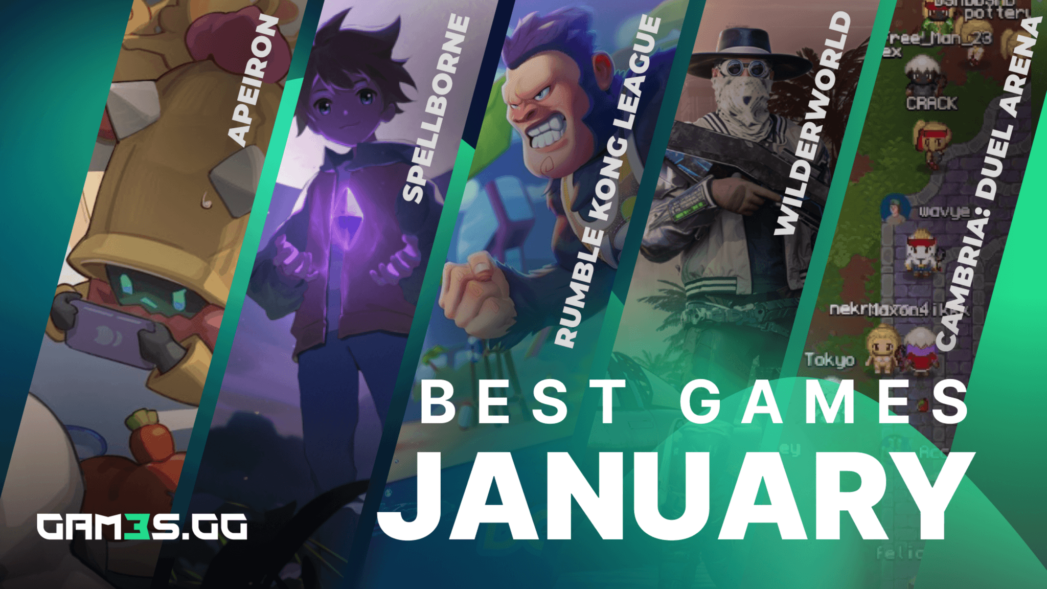 Best 5 NFT Games of January 2025 | GAM3S.GG