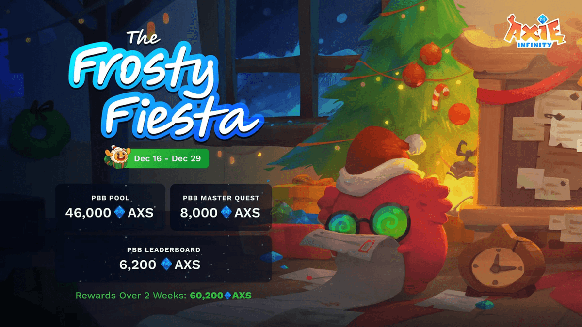 Earn Double Rewards in Axie Infinity Frosty Fiesta | GAM3S.GG